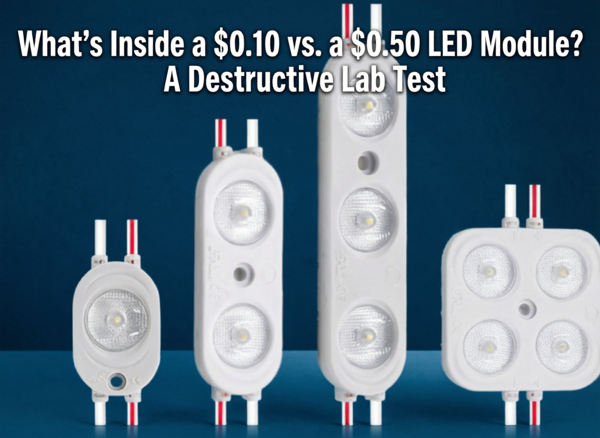 Comparaison de Qualité des Modules LED | Modules Premium